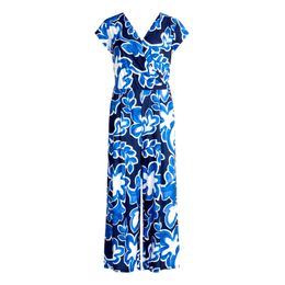 BETTY & CO Betty & Co Jumpsuit Damen Gr&ouml;&szlig;e XXL blau / dunkelblau / wei&szlig;