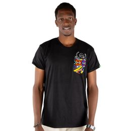 Kipepeo Clothing Shirt 'NYANI' Herren Gr&ouml;&szlig;e L schwarz