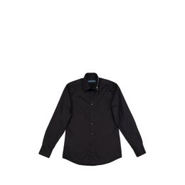 EMBLEMM Button Up Shirt male size S Black