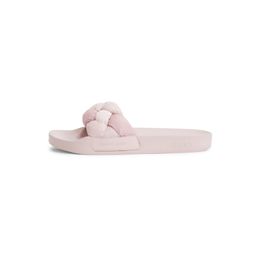 Tommy Jeans Pantolette 'Embossed Braided Strap' Damen Gr&ouml;&szlig;e 42 rosa / ros&eacute; / pastellpink