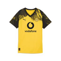PUMA Trikot 'Borussia Dortmund 25-26 Heim' Damen Gr&ouml;&szlig;e XXS senf / schwarz