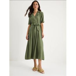 Bianco Lucci Kleid Damen Gr&ouml;&szlig;e 42 oliv Sommerkleid