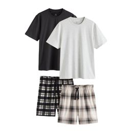Next Short Pajamas male size XXL Ecru / Light grey / Dark grey / Black