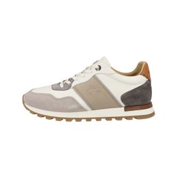 La Martina Sneaker ' LFM261 ' Herren Gr&ouml;&szlig;e 44.5 beige / braun / grau / wei&szlig;