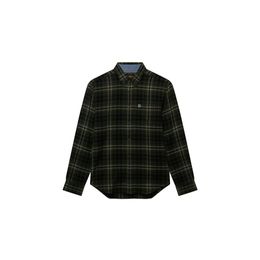 Superdry & Co Button Up Shirt male size S Greige / Olive / Black