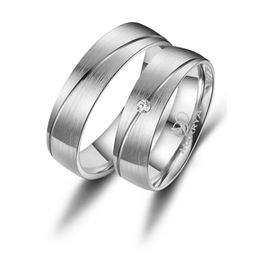 Marrya Ring 'MARRYA TI-09 Ehering aus Titan' Damen Gr&ouml;&szlig;e 58 silber