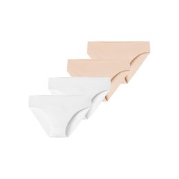 Schiesser Slip ' Invisible Light ' Damen Gr&ouml;&szlig;e M nude / sand / wei&szlig;