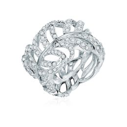 Lulu & Jane Lulu & Jane Ring Damen Gr&ouml;&szlig;e 54 silber