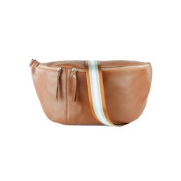 Lepelou G&uuml;rteltasche 'LUCCA' Damen Gr&ouml;&szlig;e 47 cm x 25 cm x 15 cm cognac