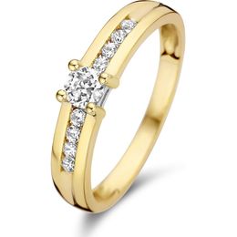 Isabel Bernard Ring Damen Gr&ouml;&szlig;e 53 gold / silber