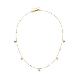 Giorgio Martello Milano Kette Damen Gr&ouml;&szlig;e 45 blau / gold / gr&uuml;n / hellpink