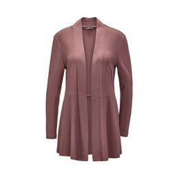 GOLDNER Strickjacke Damen Gr&ouml;&szlig;e 4XL dunkellila