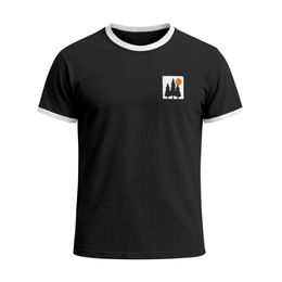 Neverless Shirt 'Pine Trees' Herren Gr&ouml;&szlig;e L schwarz