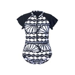 Ulla Popken Badeanzug Damen Gr&ouml;&szlig;e 6XL schwarz / wei&szlig;
