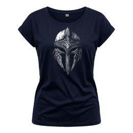 MAKAYA Shirt 'Vikinger Helm' female size XXL Blue