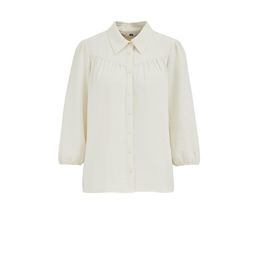 WE Fashion Bluse Damen Gr&ouml;&szlig;e S ecru