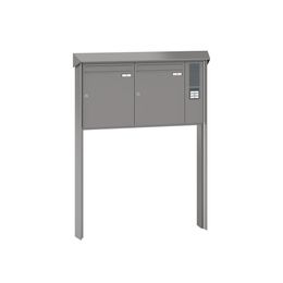 Renz Prisma freistehende Briefkastenanlage mit Sprechanlage 2-fach DB703