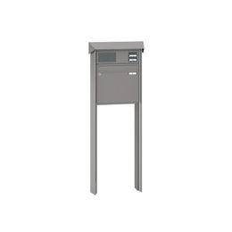 Renz Prisma freistehende Briefkastenanlage mit Sprechanlage RAL7016
