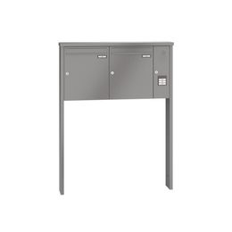 Renz Tetro freistehende Briefkastenanlage mit Sprechanlage 2-fach RAL7016
