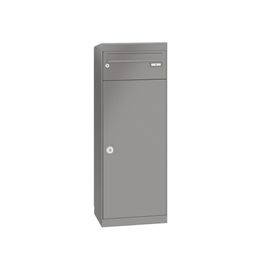 Renz Paketkasten Qubo L mit Briefkasten RAL9007