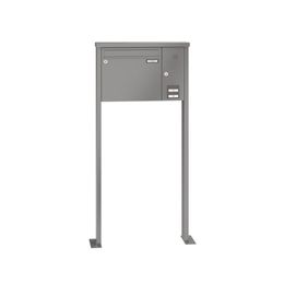Renz Tetro freistehende Briefkastenanlage mit Sprechanlage RAL9007