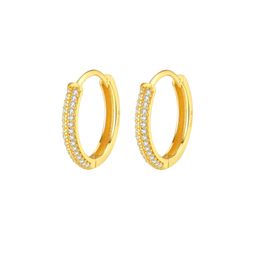 Hey Happiness Ohrringe 'Clear Duo' Damen Gr&ouml;&szlig;e One Size gold