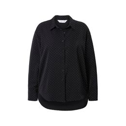 MIAMODA Bluse Damen Gr&ouml;&szlig;e 6XL silbergrau / schwarz