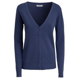 Influencer Knit Cardigan female size S Dark blue