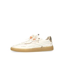 Manfield Sneaker Damen Gr&ouml;&szlig;e 37 gold / orange / wei&szlig; Sommerschuhe