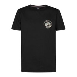 Petrol Industries Shirt 'Barranco' Herren Gr&ouml;&szlig;e XL blau / schwarz / wei&szlig;