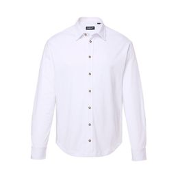 Men Plus Button Up Shirt male size XXXL White