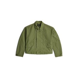 G-Star Raw G-star Jacket - 'Oversized Cropped Jacket' Damen Gr&ouml;&szlig;e S gr&uuml;n Sommerjacke