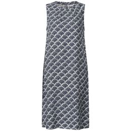 Street One Knielanges Kleid mit Raffung Damen Gr&ouml;&szlig;e 38 navy Sommerkleid