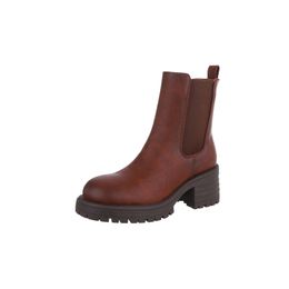 Ital-Design Stiefelette Damen Gr&ouml;&szlig;e 38 camel