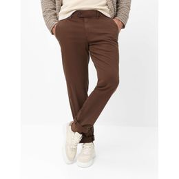 Eurex By Brax Eurex Herren Flatfronthose Style JIM, dunkelbraun, Gr. 24