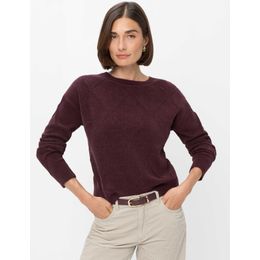 Brax Damen Strickpullover Style LISA blackberry violet, dunkles lila, Gr. 42