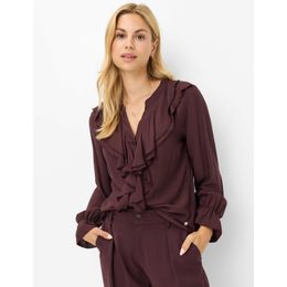 Brax Damen Bluse Style VIVE blackberry violet, dunkles lila, Gr. 46