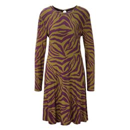 Aniston Casual Kleid Damen Gr&ouml;&szlig;e 46 braun / burgunder Sommerkleid