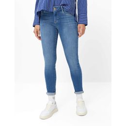 Brax Damen Five-Pocket-Hose Style ANA USED REGULAR BLUE, denim blau regular, Gr. 32L