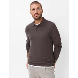 Brax Herren Polo Style PRINCETON chocolate, dunkelbraun, Gr. XS