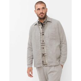 Brax Herren Overshirt Style LUCA cappucino Hellbraun Taupe, hellbraun - taupe, Gr. L
