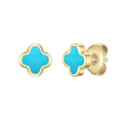 Glanzst&uuml;cke M&uuml;nchen Glanzst&uuml;cke M&uuml;nchen Ohrringe Damen Gr&ouml;&szlig;e One Size aqua / goldgelb