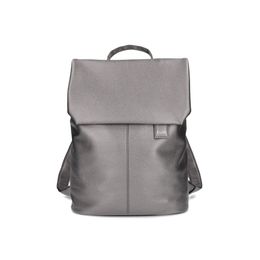 Zwei Rucksack 'Mademoiselle.M MR13' Damen Gr&ouml;&szlig;e One Size silbergrau