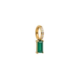 PURELEI Anh&auml;nger Damen Gr&ouml;&szlig;e One Size gold / smaragd