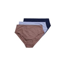 Ulla Popken Slip Damen Gr&ouml;&szlig;e 4XL/5XL blau / braun