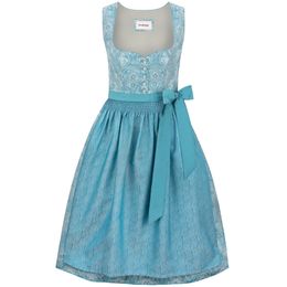 Stockerpoint Dirndl 'Rajana' Damen Gr&ouml;&szlig;e 34 blau / t&uuml;rkis / hellblau