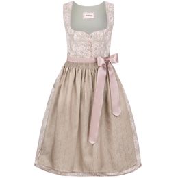 Stockerpoint Dirndl 'Rajana' Damen Gr&ouml;&szlig;e 38 kitt / ros&eacute;