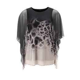 Aniston Bluse Damen Gr&ouml;&szlig;e XXL beige / lila / schwarz