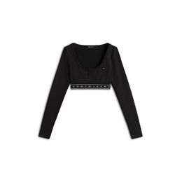 Tommy Jeans Shirt Damen Gr&ouml;&szlig;e XS schwarz / wei&szlig;