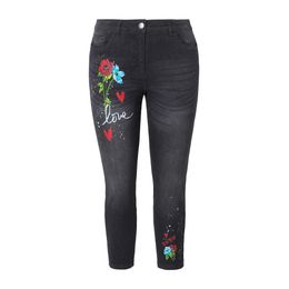 Angel of Style Jeans Damen Gr&ouml;&szlig;e 43/44 mischfarben / schwarz / black denim